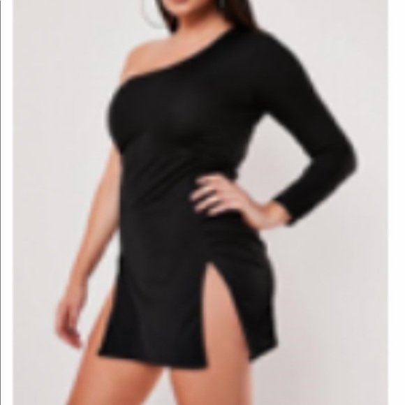 Missguided | Dresses | One Sleeve Double Split Bodycon Dress | Poshmark